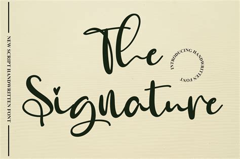 The Signature Font Dafont Com