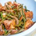 Adobong Sitaw with Tofu Recipe