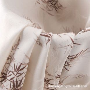桃花朵朵 新中式国潮风复古弹力提花缎加密仿真丝有光色丁面料 阿里巴巴