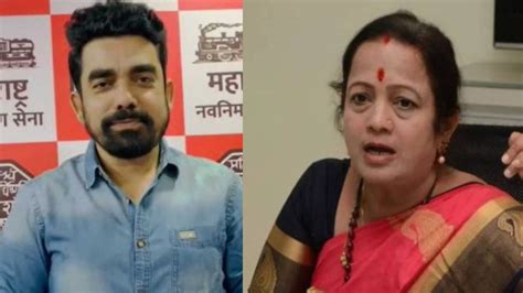 Mns Leader Gajanan Kale Criticized Kishori Pednekar On Sra Scam Spb 94