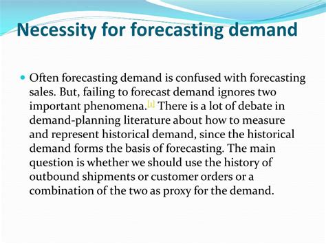 PPT DEMAND FORECASTING PowerPoint Presentation Free Download ID