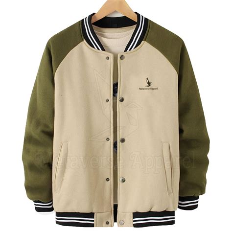 Men Winter New Baseball Jackets Solid Color Casual Covered Button