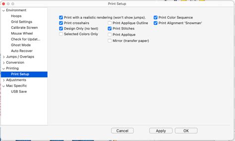 print pref embrilliance embroidery software
