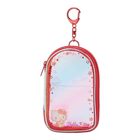 Pouch Keychain Hello Kitty Sanrio Enjoy Idol Aurora Meccha Japan