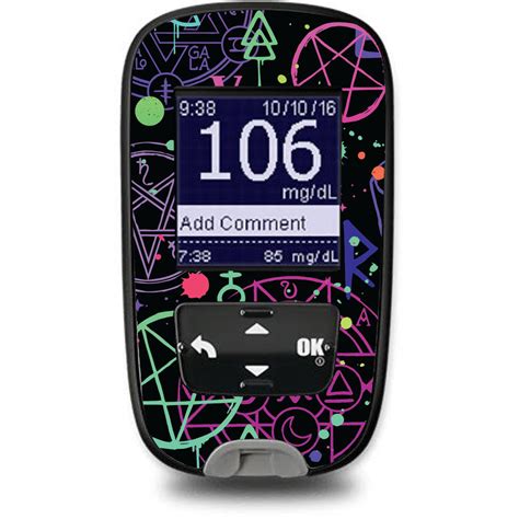 Supernatural Symbols Sticker For The Accu Chek Guide Glucometer Pump