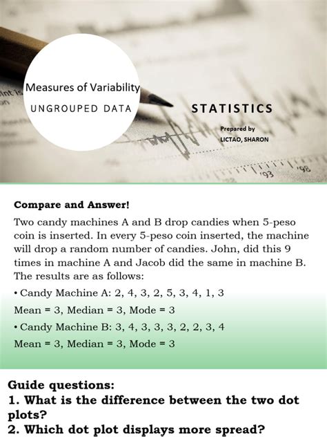 Measures Of Variability For Ungrouped Data Pdf Standard Deviation