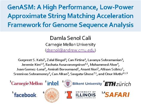 gen asm a high performance lowpower approximate string