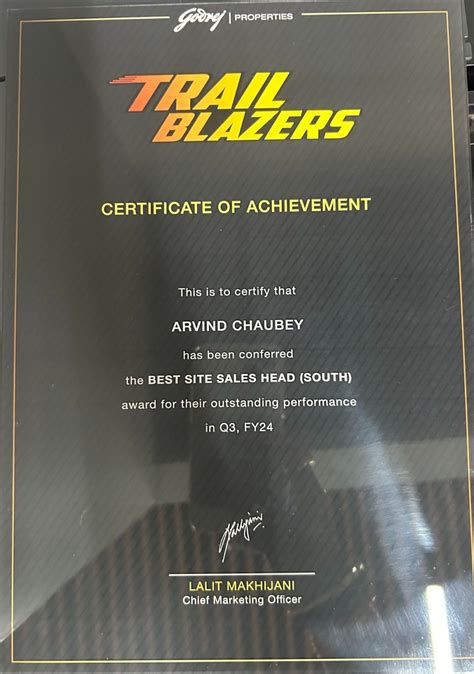Arvind Chaubey On Linkedin Thanks Again Godrej Properties Limited For
