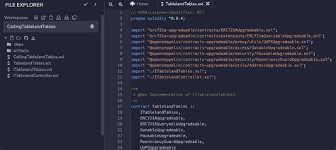 Using Remix Tableland Docs