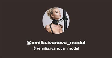 Emiliaivanovamodel Instagram Tiktok Linktree