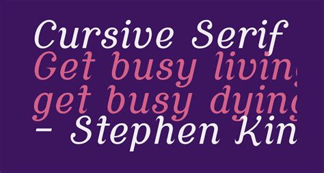 Cursive Serif Free Font What Font Is