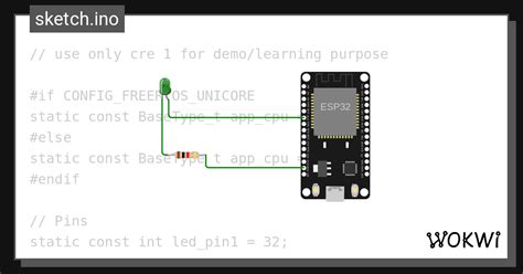 Controllingtasksusingtask Wokwi Esp32 Stm32 Arduino Simulator