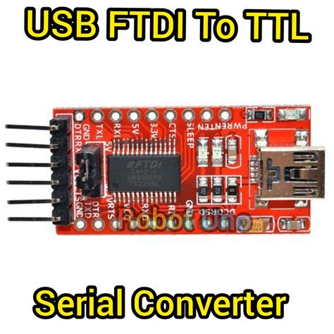 Jual Ftdi Usb To Ttl Serial Converter Adapter Ft232rl Shopee Indonesia
