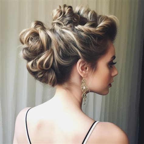 Premium Ai Image Photo Of Twisted Updo