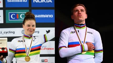 Remco Evenepoel Lotte Kopecky Win Awards For Top Belgians Of 2022 Velo