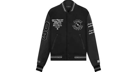 Amiri Preemo Record Jacket In Black For Men Lyst