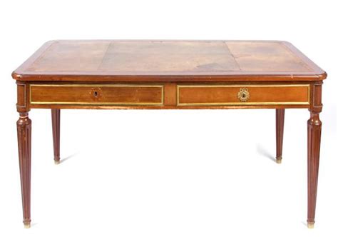 Bonhams A Louis Xv Style Brass Mounted Bureau Plat