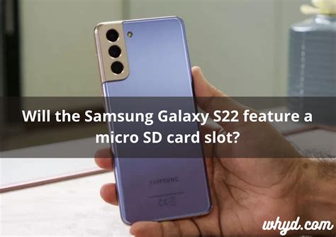 Will The Samsung Galaxy S Feature A Micro SD Card Slot