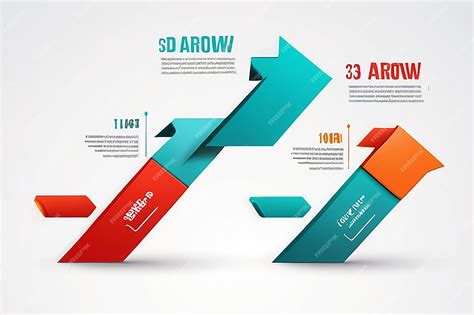 3d Arrow Infographic Vector Illustration 5 Steps Business Process