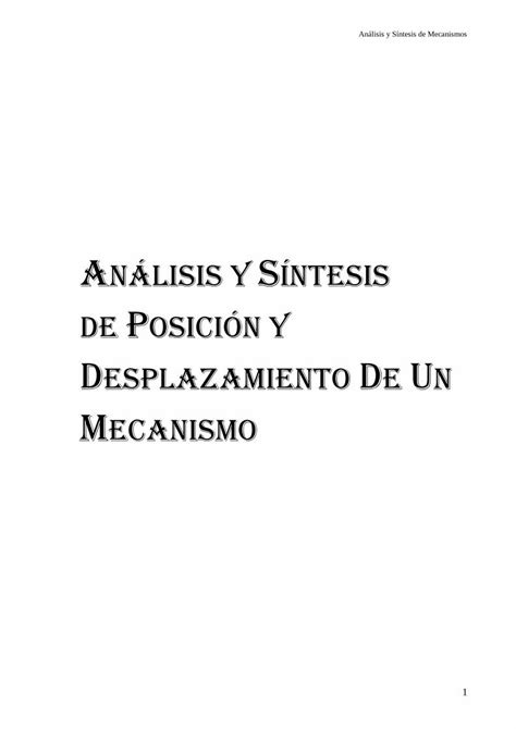 Pdf 4 PosiciÓn Desplazamiento Mecanismos Dokumen Tips