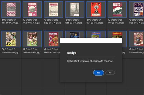 Bridge Install Latest Version Of Photoshop Erro Adobe Community