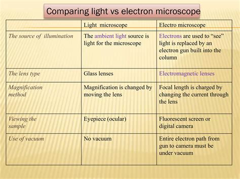 Scanning Electron Microscope Ppt Free Download