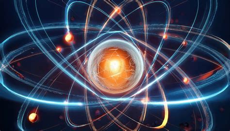 Visual Representation Of Atomic Structure Emphasizing Firefly Atom
