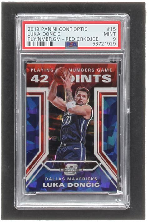 Luka Doncic 2019 20 Panini Contenders Optic Playing The Numbers Game