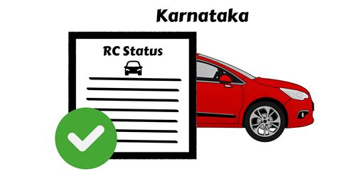 Rc Status Karnataka How To Check Your Vehicle Registration Status