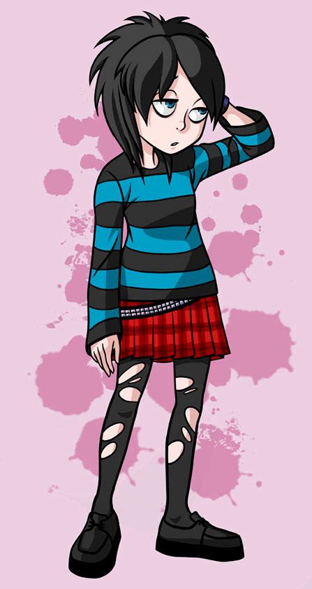 Punk Girl Color By Eijisaeki On Deviantart