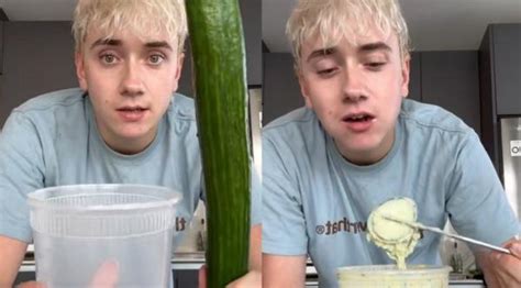 Viral Bule Makan Timun Pakai Krim Keju Dan Mayones Wow Sangat Lezat