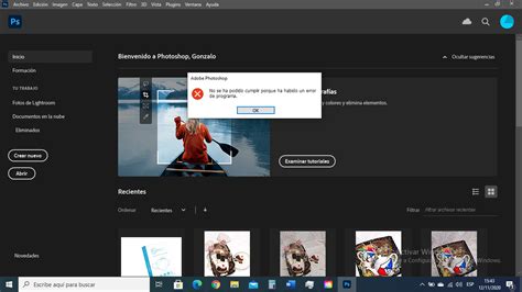 Problemas Con Photoshop Mensaje No Se Ha Podido Adobe Community