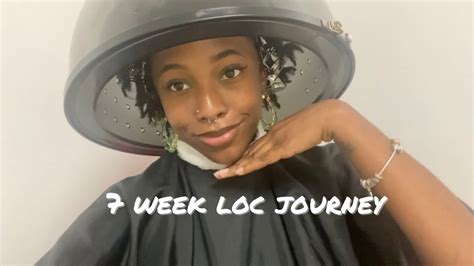 Two Strand Twist Starter Locs 7 Week Retwist Youtube