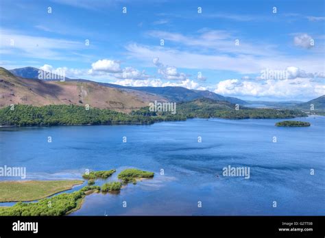 Keswick Derwentwater Lake District Cumbria England UK Stock Photo
