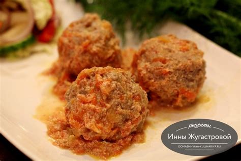 тефтели с рисом в духовке — Домашняя кулинария