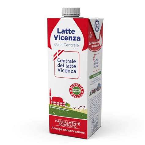 Latte Uht Vicenza Parzialmente Scremato Centrale Del Latte Di Vicenza