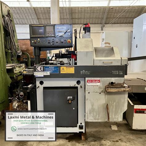 5 Axis Swiss Type Cnc Automatic Lathe Star 16 Rnc Ii Laxmi Metal