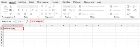 Comment Calculer La Racine D Un Nombre Dans Excel