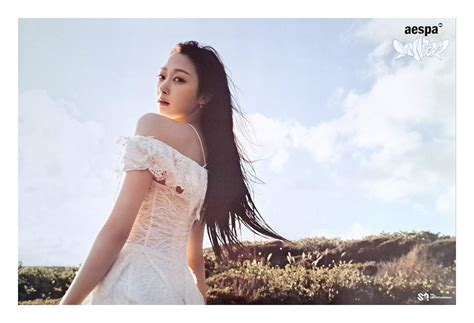 Aespa 3rd Mini Album My World Intro Ver Official Poster Photo Con