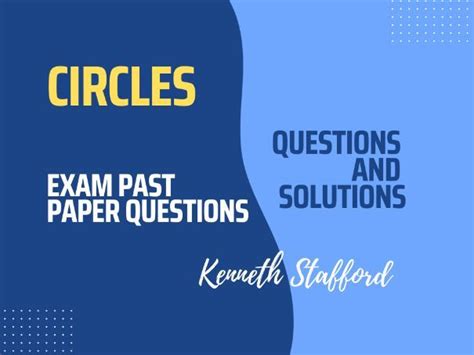 Area And Circumference Of Circles Gcse Maths Past Paper Questions Teaching Resources
