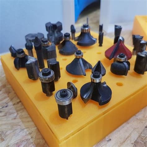 📦 Router Bits Storage Box 6 8 Mm And 1 4・free 3d File For ・cults