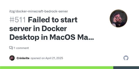 Failed To Start Server In Docker Desktop In Macos Mac Mini M2 · Issue 511 · Itzg Docker