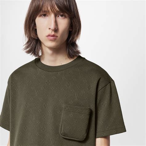 Lvse Signature 3d Pocket Monogram Tshirt Men Ready To Wear Louis