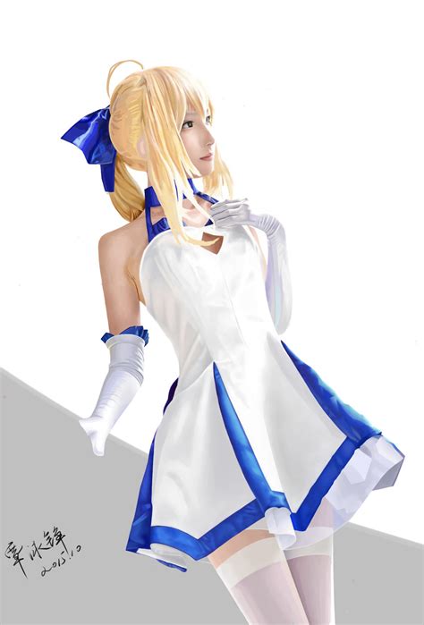 Artoria Pendragon Saber And Saber Fate And 1 More Drawn By Echo