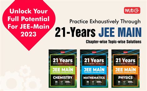 Buy Mtg 21 Years Jee Main Previous Years Solved Papers With Chapterwise