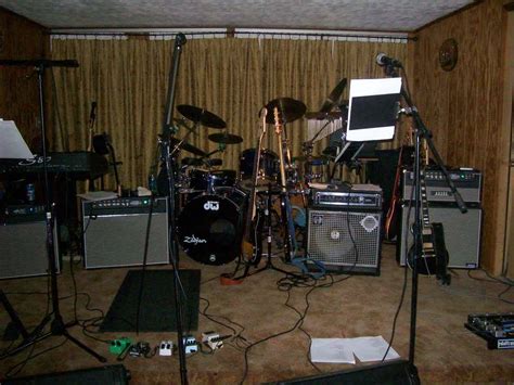 Typical Band Stage Setup