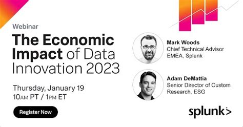 Splunk على Linkedin The Economic Impact Of Data Innovation 2023