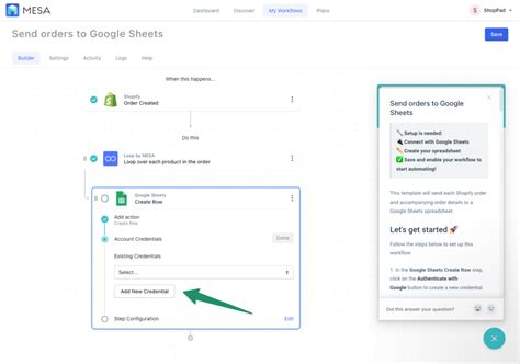 How To Connect Shopify To Google Sheets MESA