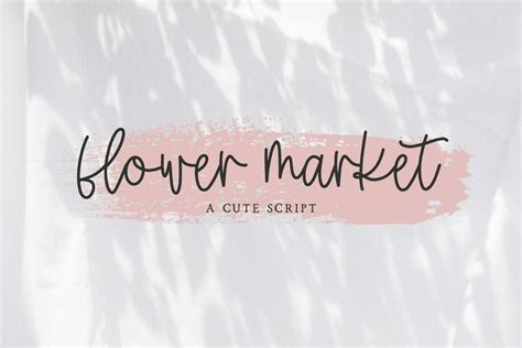 Flower Market Script Font Beck Mccormick Font Designer