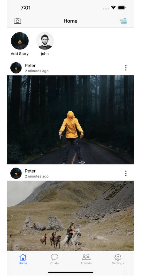Knob IOS Image Sharing Social Network App With Builder By Knobapps